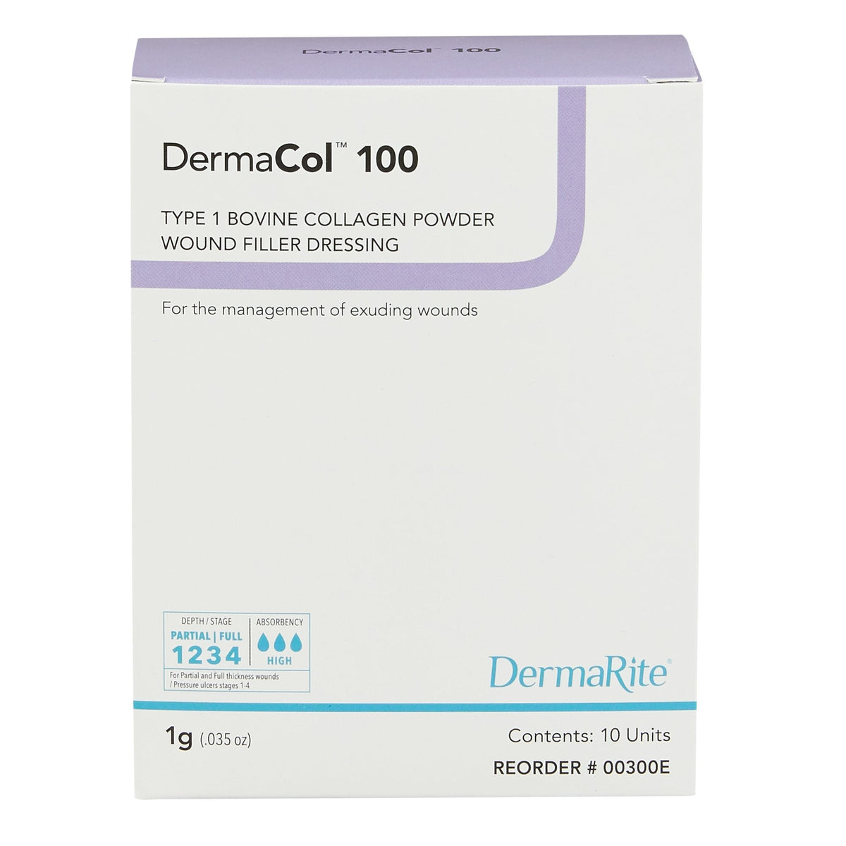 DermaCol™ 100 Collagen Wound Filler - Box of 10 – MedSurg Express