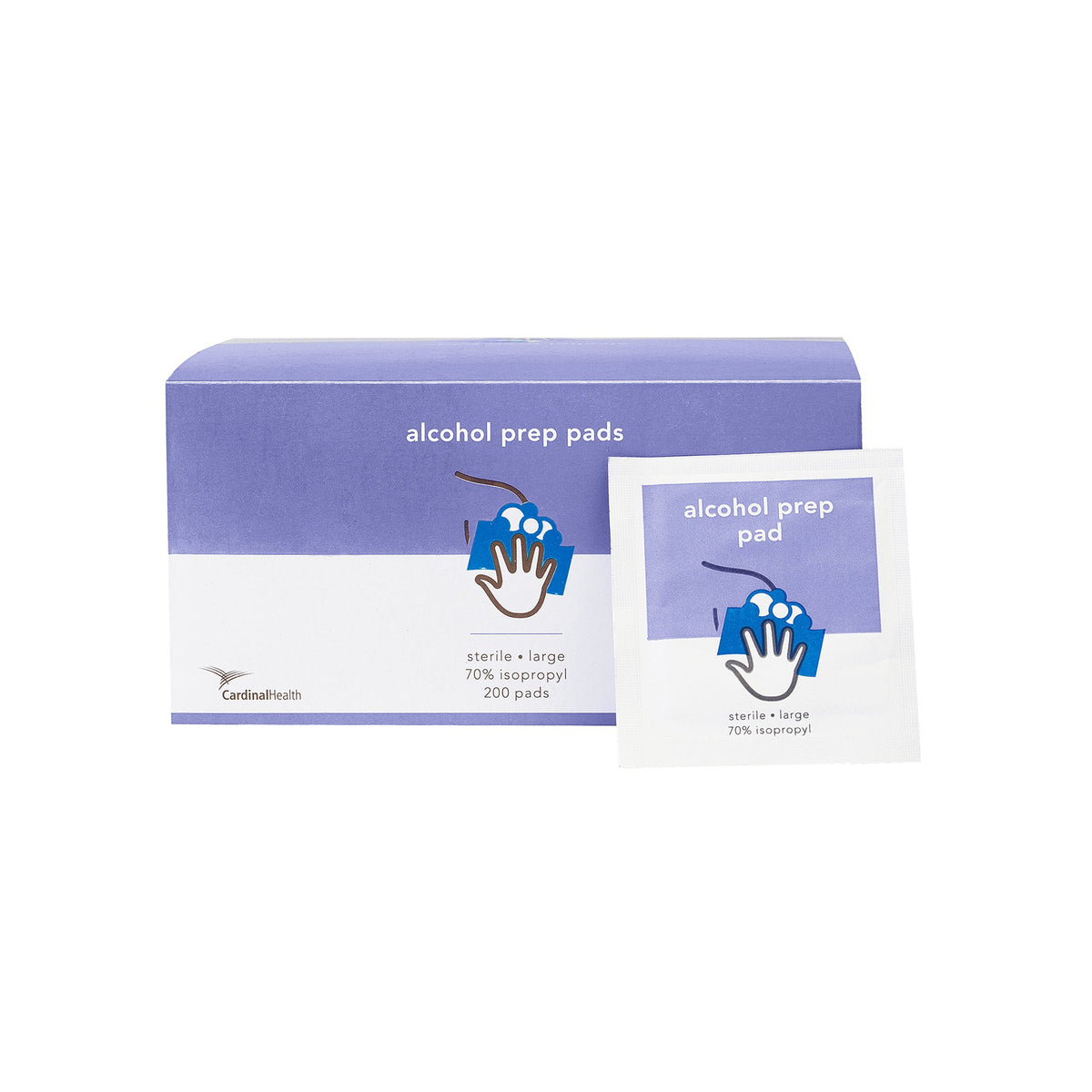 Cardinal Health™ Large Alcohol Prep Pads - MW-APL – MedSurg Express