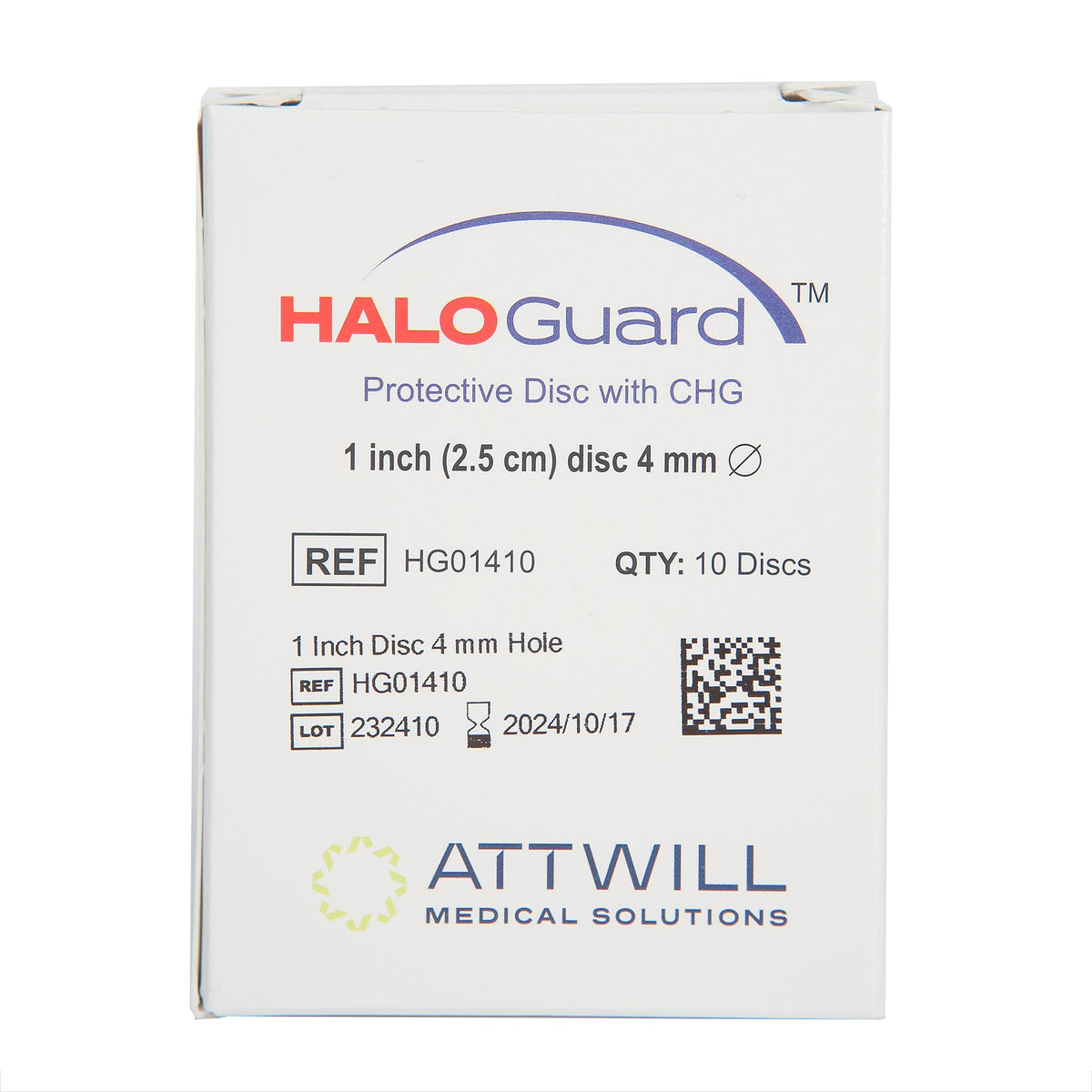 HaloGUARD™ 4mm Protective Disk with CHG – MedSurg Express
