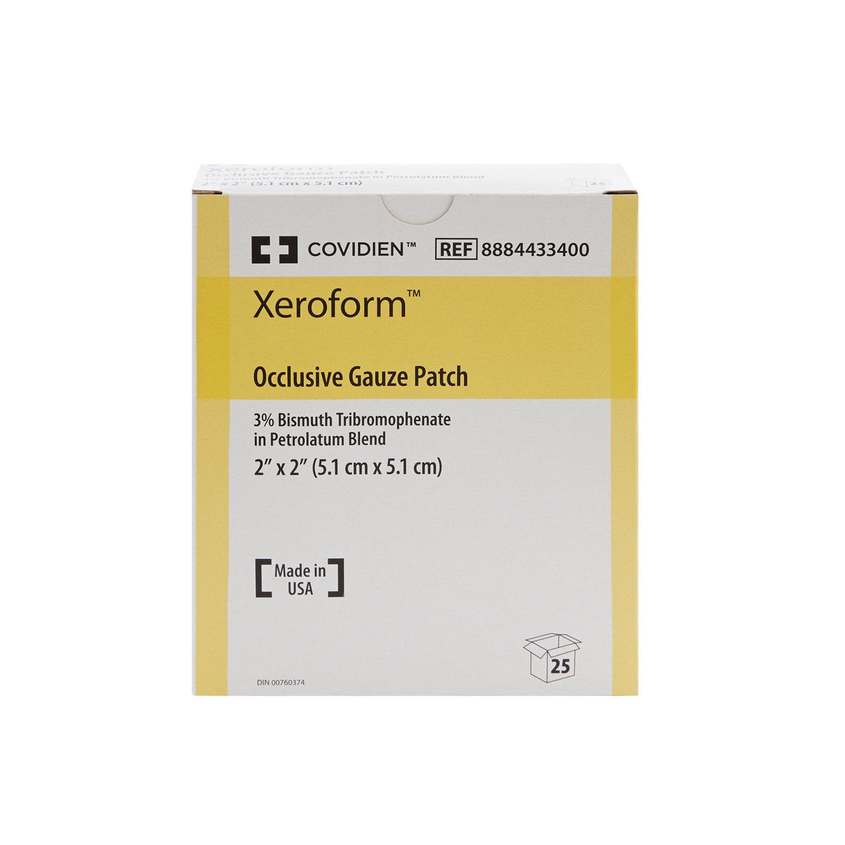 Xeroform™ 2" x 2" Occlusive Gauze Patch - Box of 25 – MedSurg Express