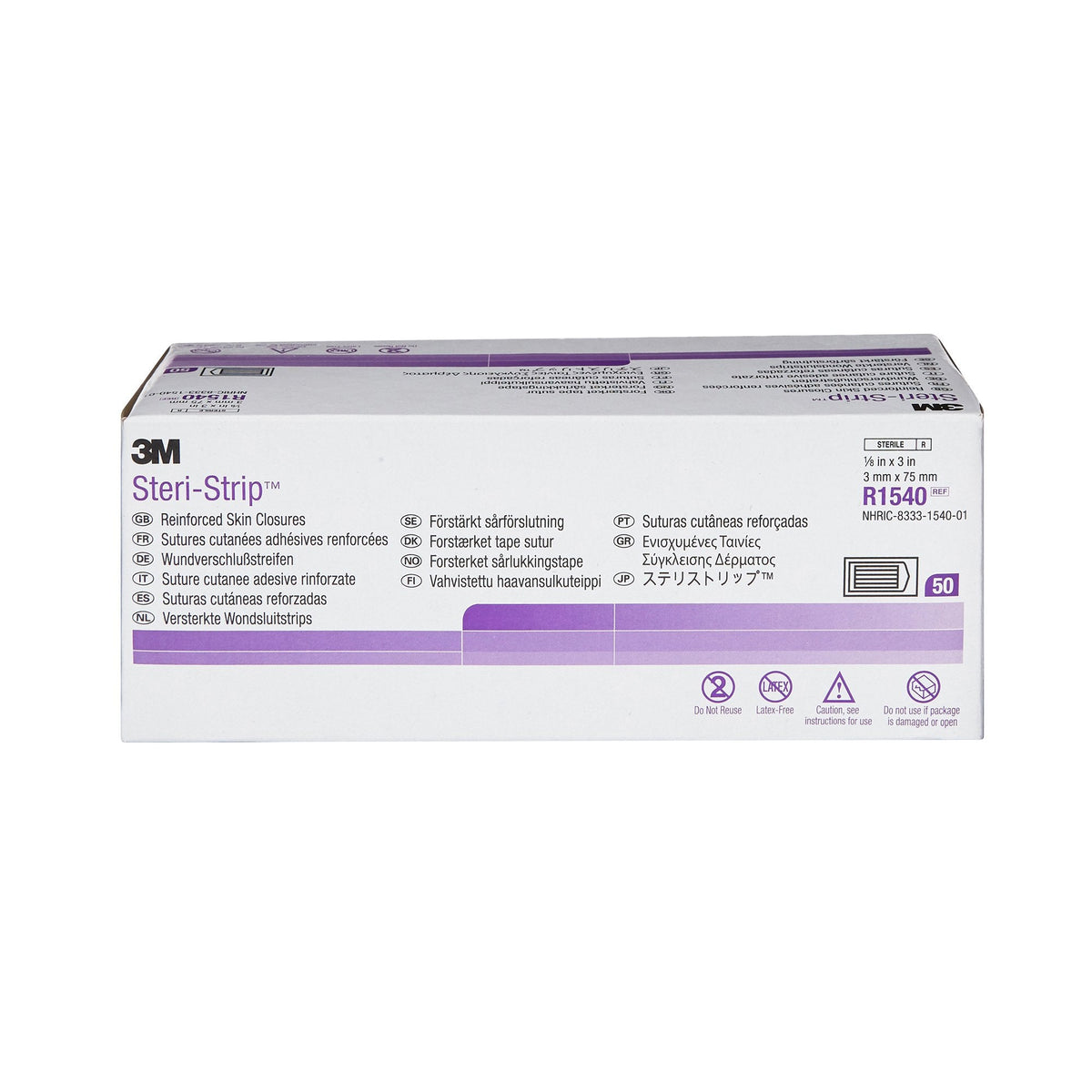 Steri-Strip™ Skin Closure Strips 1/8in x 3 in - R1540 – MedSurg Express