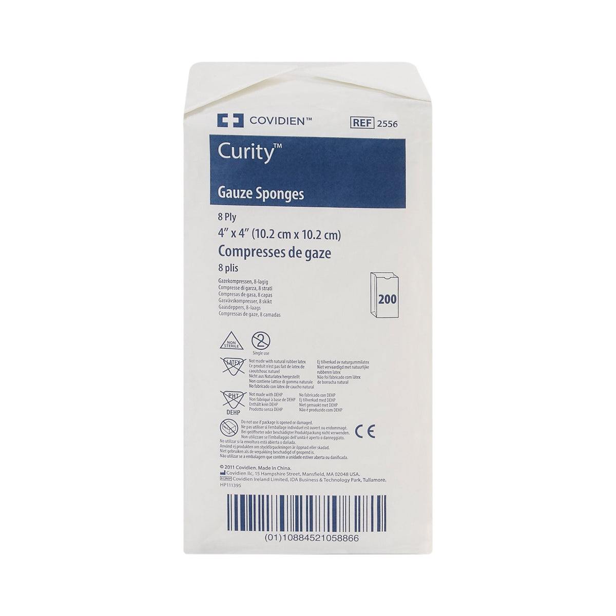 Curity™ 4x4 Non Sterile 8-Ply Gauze Sponges - 2556 – MedSurg Express