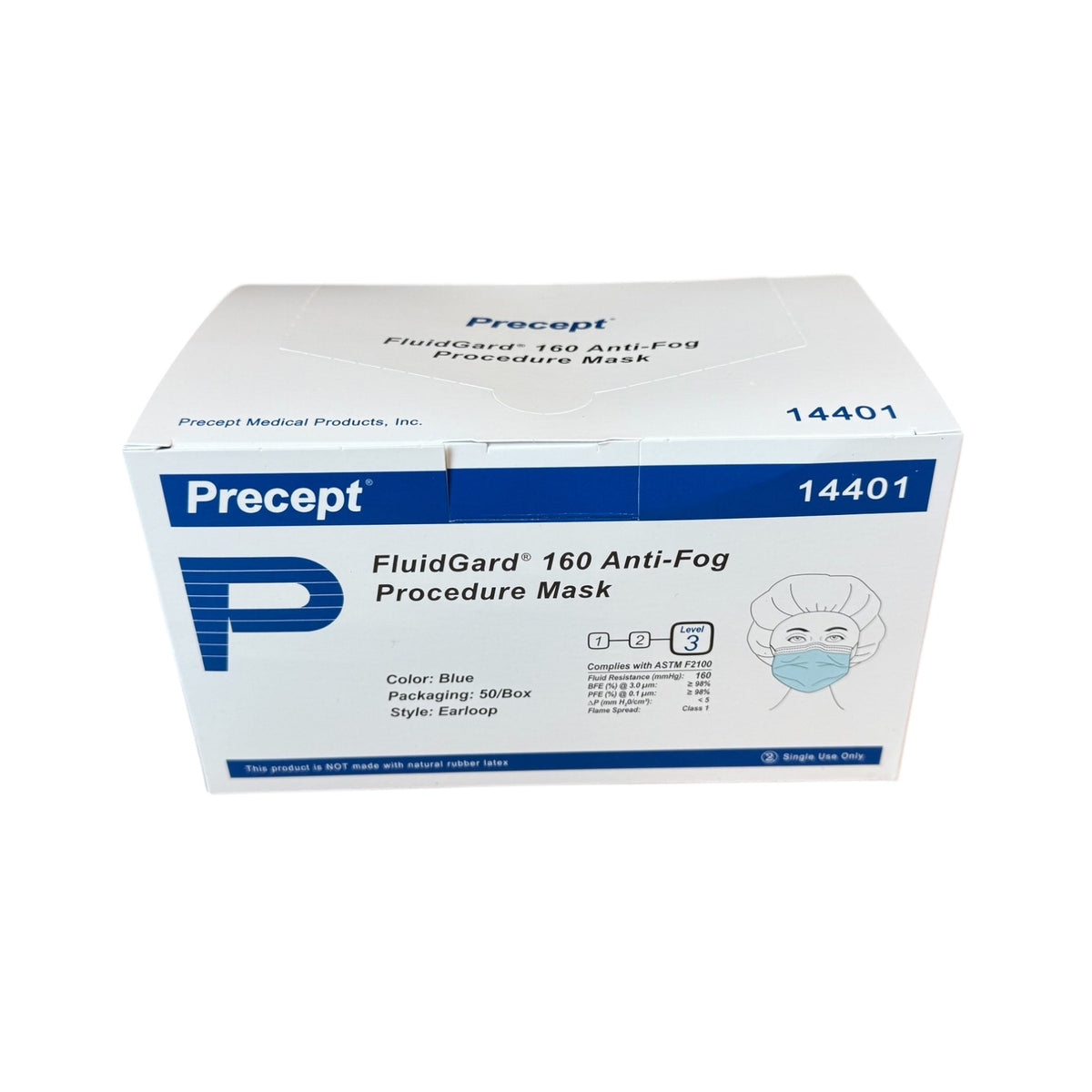 FluidGard® 160 Anti-fog Foam Procedure Mask- Box of 50 – MedSurg Express