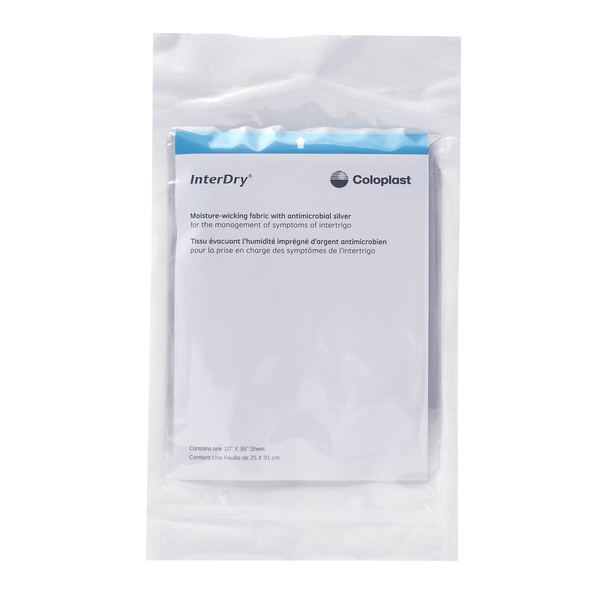 InterDry® AG Skinfold Management Dressing with Silver 10 X 36 Inch Rol ...
